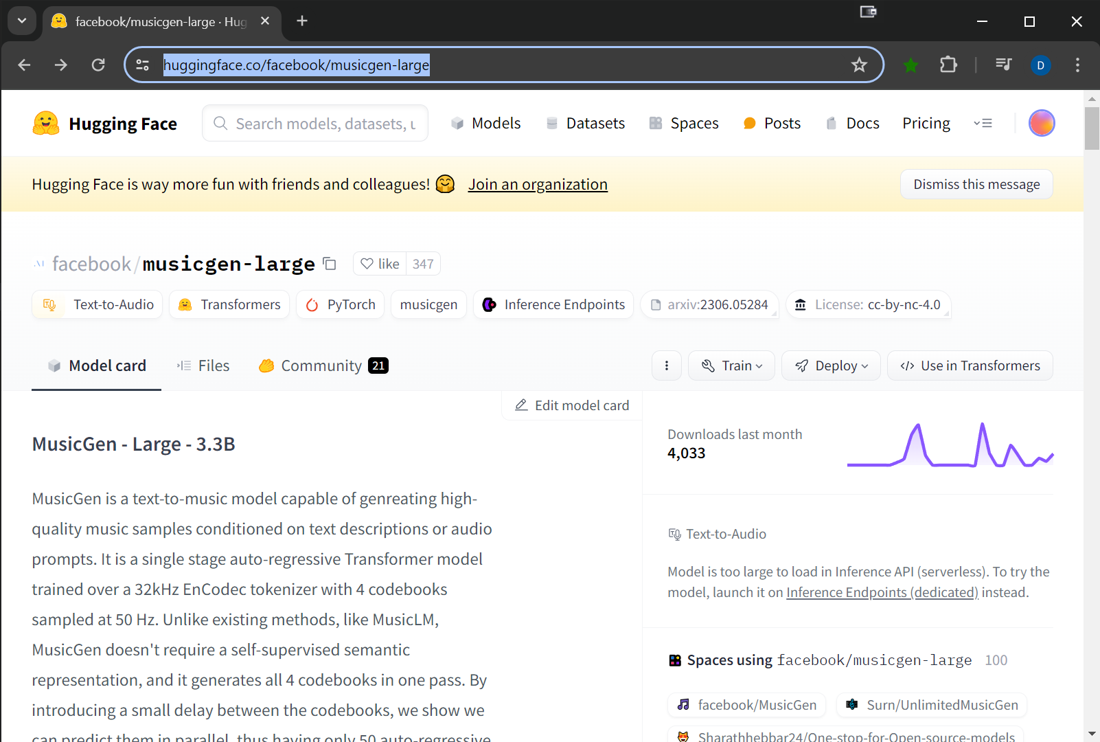 Hugging Face Course (6/6) – Music and 3D Model Generation – Finxter Academy