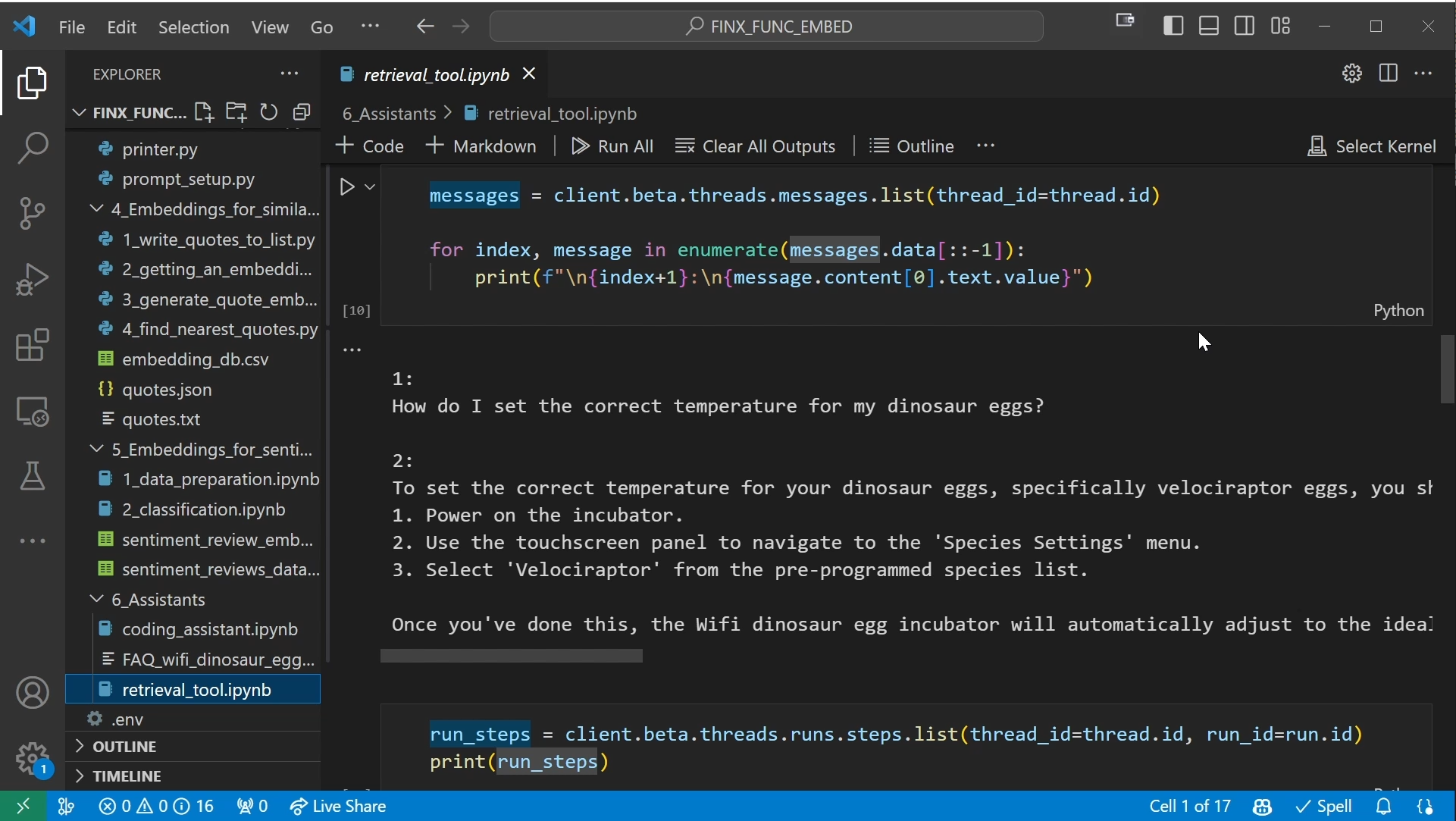Intro to AI Engineering with Python (1/6) – ChatGPT and the OpenAI API – Finxter Academy